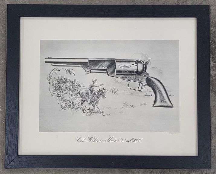 (AS) Colt Historical Gun Collection Art Prints - Kraft Auction Service, LLC