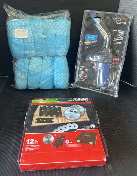 (R) Non-Skid Shoe Covers, Bernzomatic Self-Igniting Torch, And Mibro 8 ...