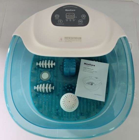 (R) MaxKare Foot Massager With Heat, Bubbles And Vibration - Kraft ...