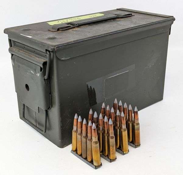 350 Rnd Surplus .308 Win Silvertip Cartridges w/ Ammo Can - Kraft ...