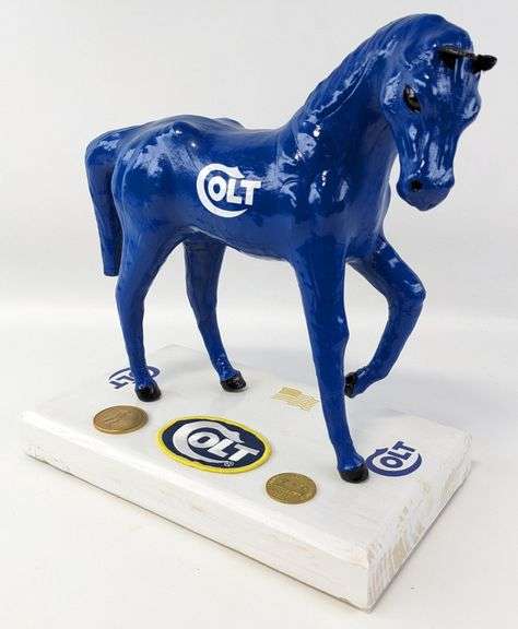 Custom Colt Stallion Statue - Kraft Auction Service, LLC