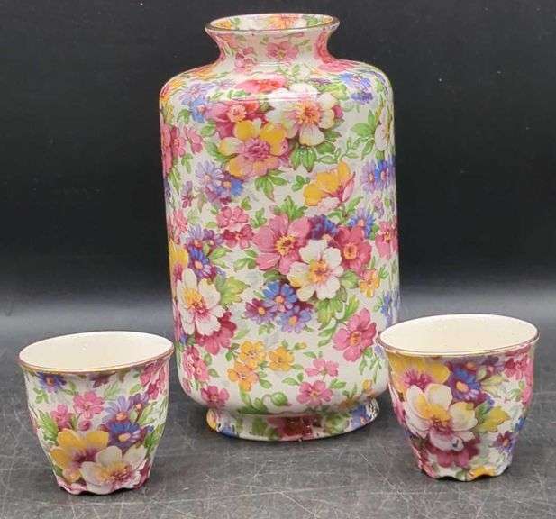 (H) James Kent Fenton "Du Barry "Saki Set. 5 inch Largest (3) Inside ...