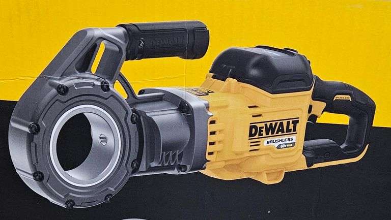 Dewalt 60 Volt Max Pipe Threader Kit W/Die Heads. Model#DCE700X2K ...