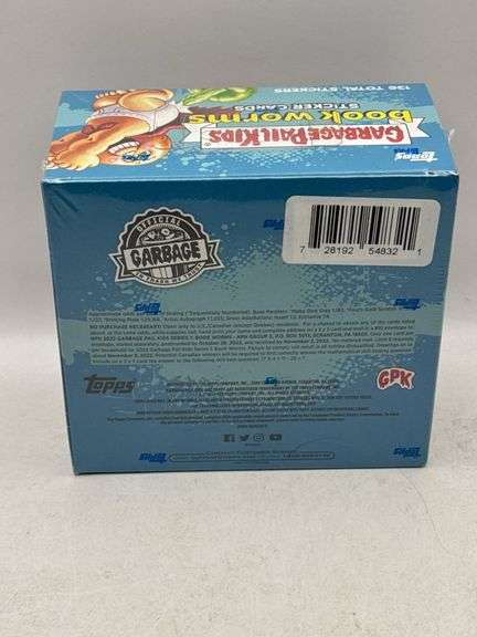 (MC) Garbage Pail Kids Book Worm Trading Cards Mega Box - Kraft Auction ...