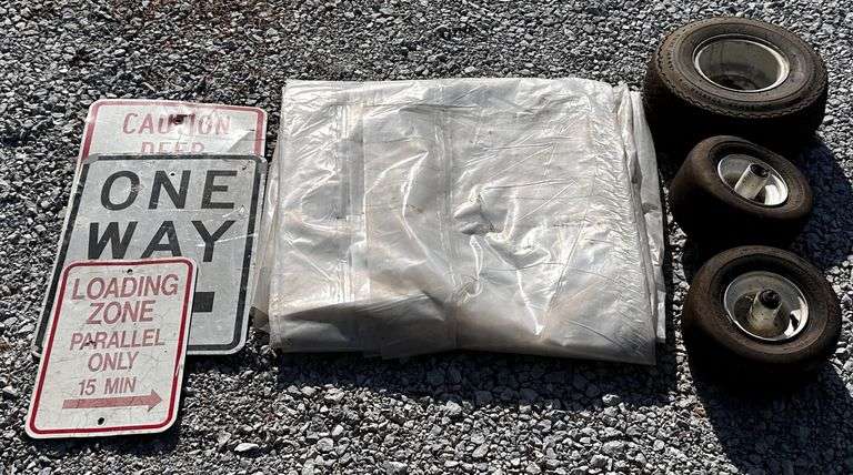 (X) Signs, Tires, Plastic Sheeting - Kraft Auction Service, LLC