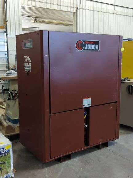 Jobox Crescent Heavy Duty Rugged Field Office & Work Center Job site ...