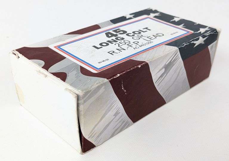 50 Rnd Professionally Reloaded .45 Long Colt Soft Point Cartridges ...