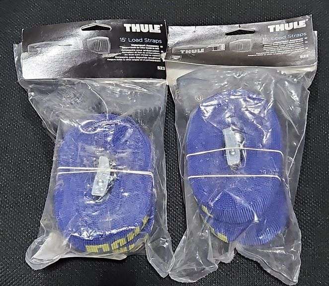 (2) Thule Brand 15' Load Straps. - Kraft Auction Service, LLC