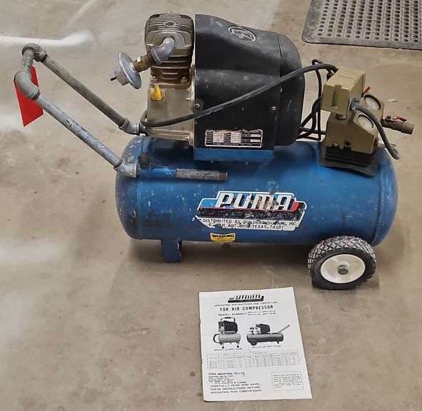 Puma Air Compressor. Model#BPC-07-30. - Kraft Auction Service, LLC
