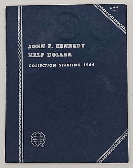 (F) Whitman John F. Kennedy Half Dollar Collection Book - Partially ...