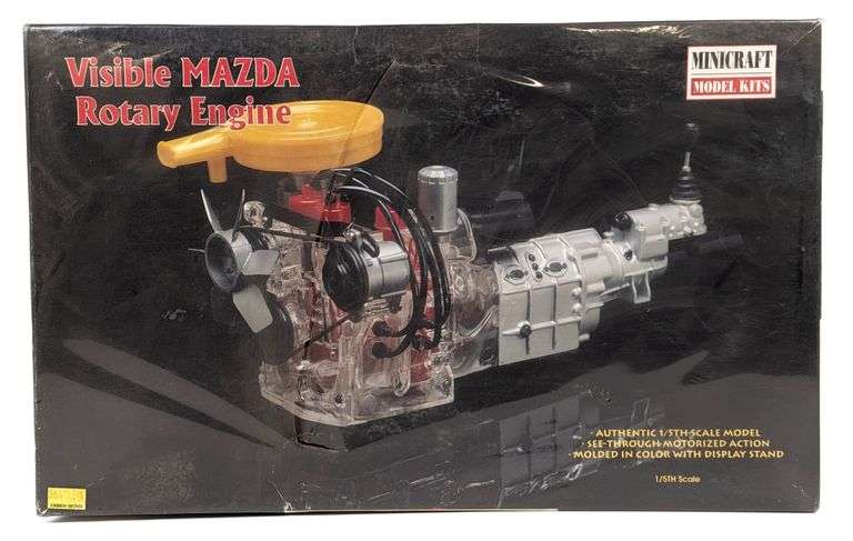 Minicraft 1/5 Visible Mazda Rotary Engine Model Kit - Sealed - Kraft ...