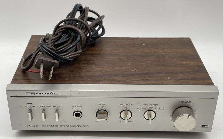 (AF) Realistic SA-150 Integrated Stereo Amplifier - Kraft Auction ...