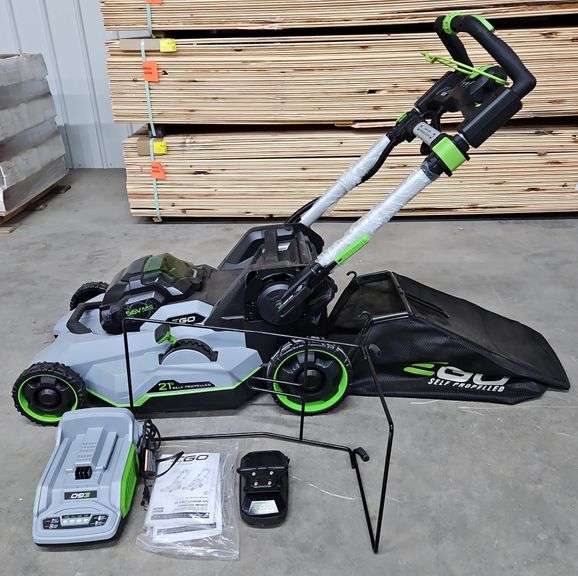 (AQ) EGO Lithium-Ion Battery Operated 21" Self Propelled Lawn Mower ...