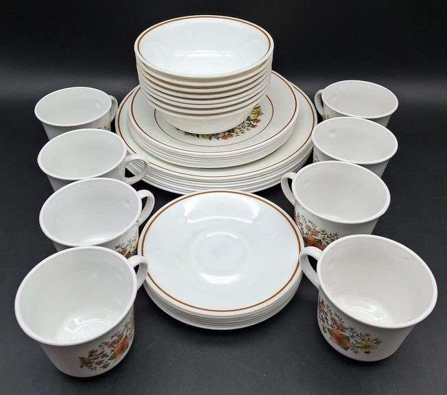 (AF) 38 Piece Corelle Corning Ware "Indian Summer" Pattern - Kraft ...