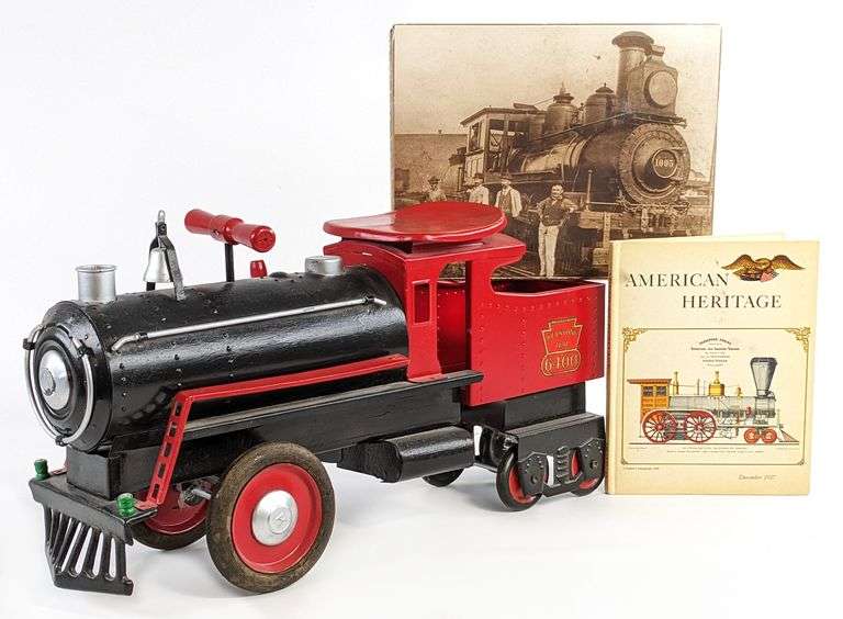 Repainted Keystone Railroad #6400 Ride On Train Engine - Kraft Auction ...