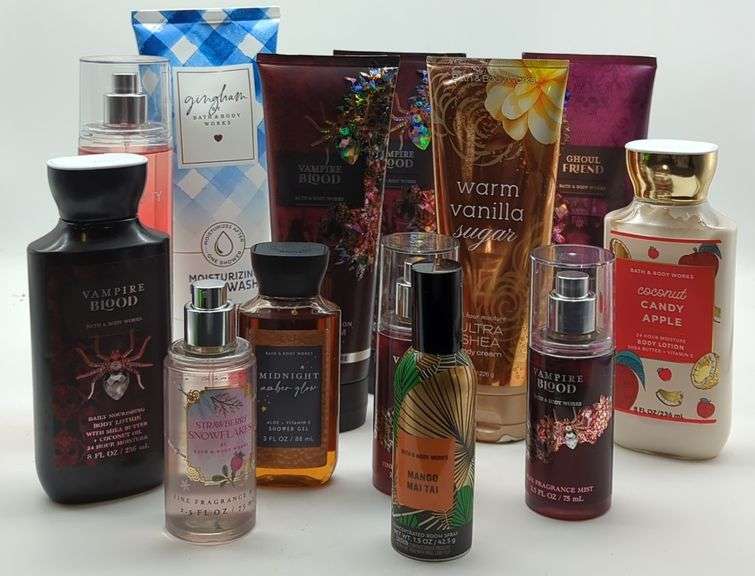 (FW) Bath and Body works Fragrances and lotions including Vampire Blood ...