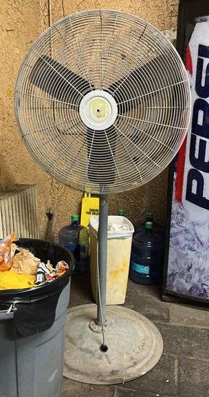 Large Industrial Metal Fan - Kraft Auction Service, LLC