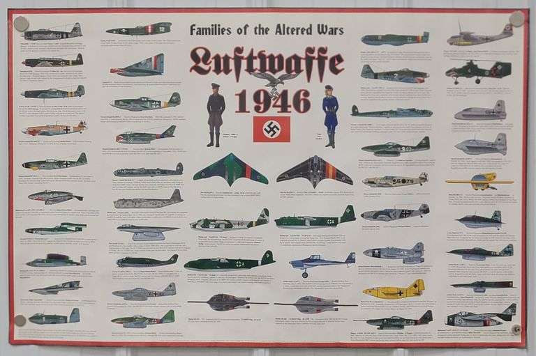 (RW) German Luftwaffe 1946 Poster - Kraft Auction Service, LLC