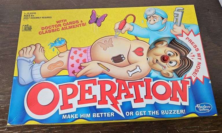 Classic "Operation" Board Game. - Kraft Auction Service, LLC