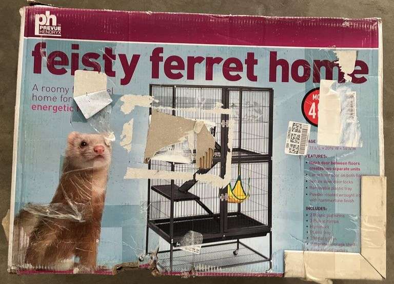 (R) Prevue Hendryx Feisty Ferret Home - Kraft Auction Service, LLC