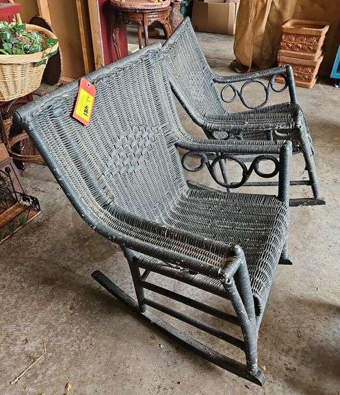 Wicker Rocking Chairs. - Kraft Auction Service, LLC