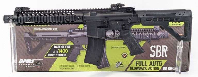 DPMS Panther Arms SBR .177 Cal CO2 Full Auto Pellet Rifle - Kraft ...