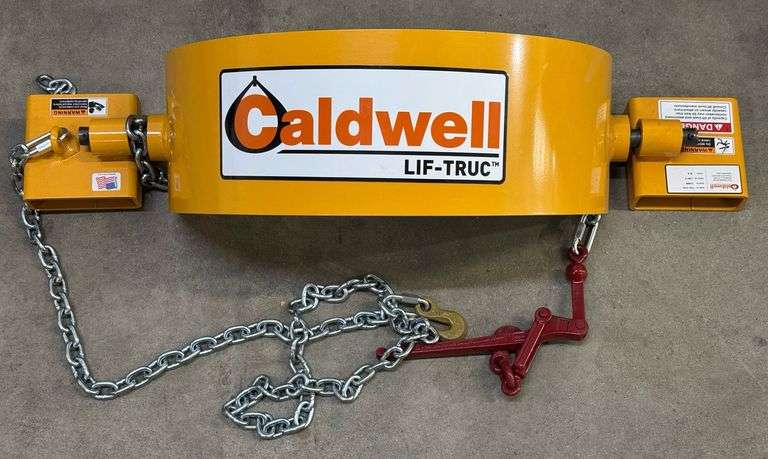 Caldwell Model FDD-10-55 Fork Lift Drum Lifter and Dumper - Kraft ...