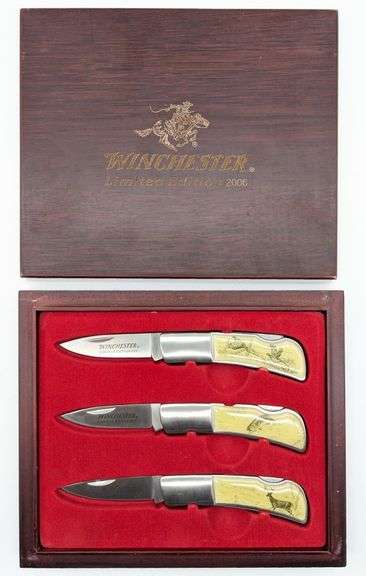 2006 Winchester Limited Edition Lockback Hunter Series w/ Case - Kraft ...