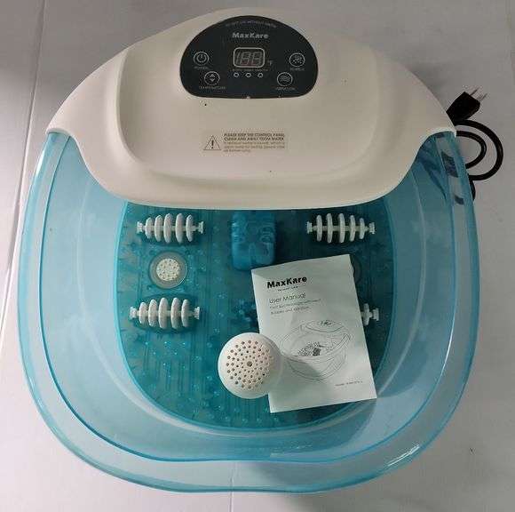 (R) MaxKare Foot Massager With Heat, Bubbles And Vibration - Kraft ...