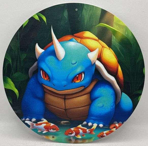 Metal Pokémon Advertising Sign 7 3/4” - Kraft Auction Service, LLC