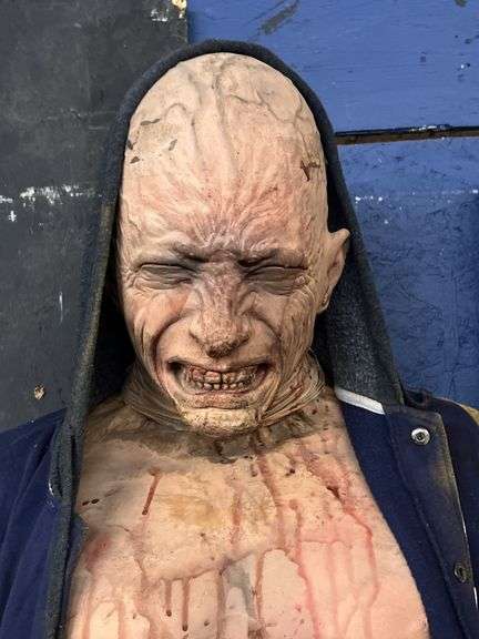 Haunted House Prop, Man With Exposed Viscera. - Kraft Auction Service, LLC