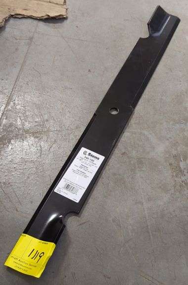 Stens Notched Hi Lift Blade (Model 340-130) - Kraft Auction Service, LLC