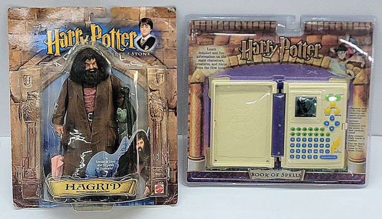 (Q) Harry Potter Hagrid & Book Of Spells - Kraft Auction Service, LLC
