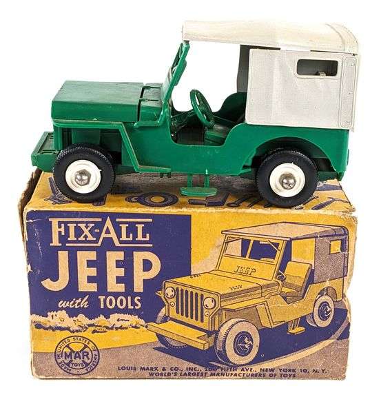 Marx Fix-All Jeep w/ Box - Kraft Auction Service, LLC