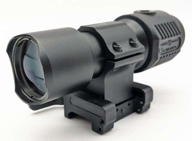 Sight Mark 5x Red Dot Magnifier w/ Mount - Kraft Auction Service, LLC