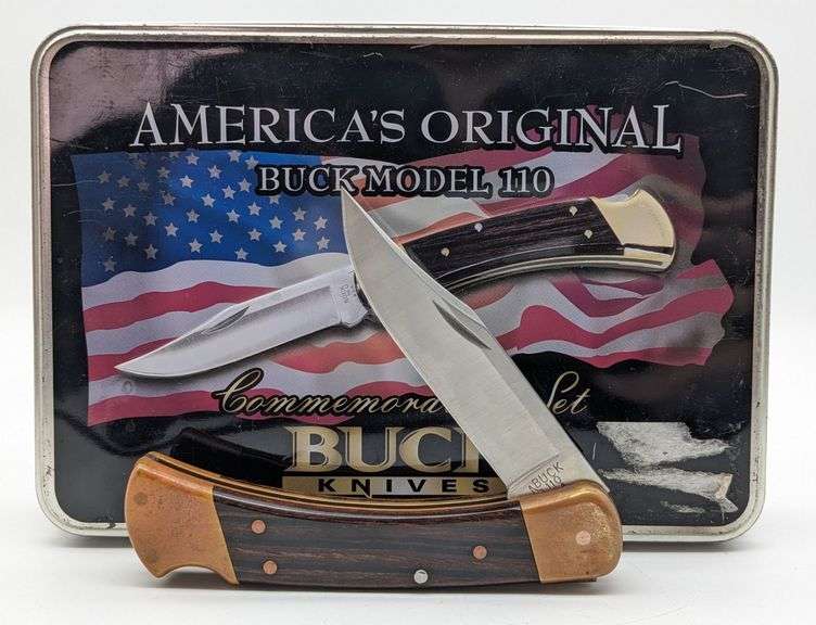 Buck 110 America's Original Tin Set - Kraft Auction Service, LLC