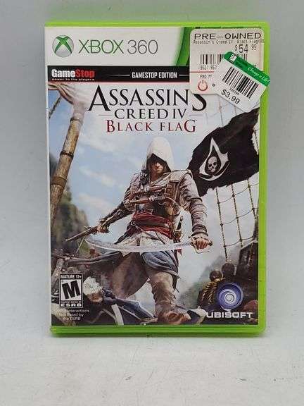 (DD) Xbox, Assasins Creed IV 'black flag missing 1 disc' & 1 Nintendo ...