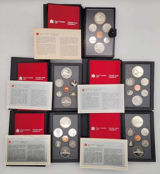 (5) 1981-1986-1987 Canada Proof Sets - Kraft Auction Service, LLC