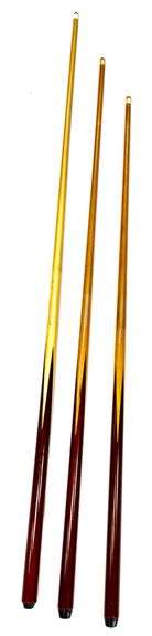 (3) Dufferin One Piece Billiard Cues - Kraft Auction Service, LLC