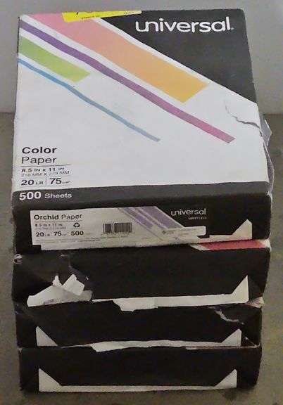 Universal Color Paper. - Kraft Auction Service, LLC