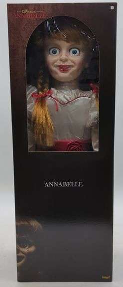 (FW) The Conjuring Annabelle Life size Doll 30" Tall Spirit Halloween ...