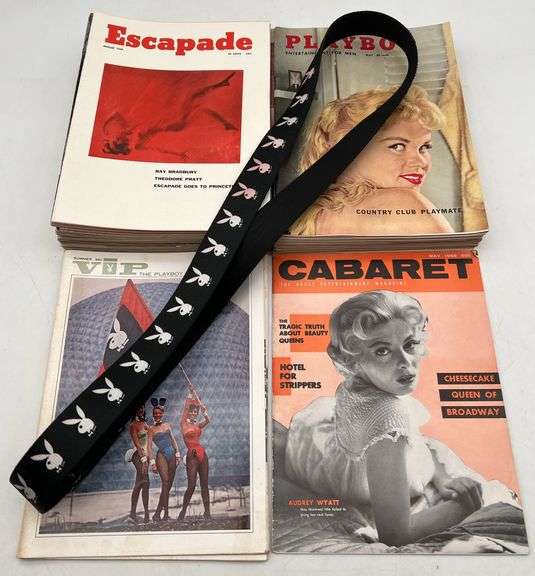 (W) 1950s Playboy, Escapade,VIP and Cabaret Magazines - Kraft Auction ...