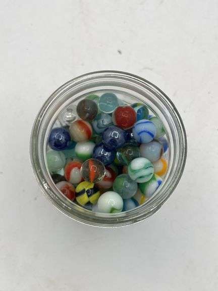 (AN) Jar Of Marbles - Kraft Auction Service, LLC