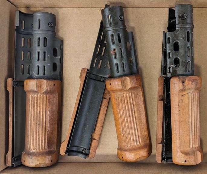 (3) Israeli FN FAL Wooden Handguard & Heat Shield - Kraft Auction ...