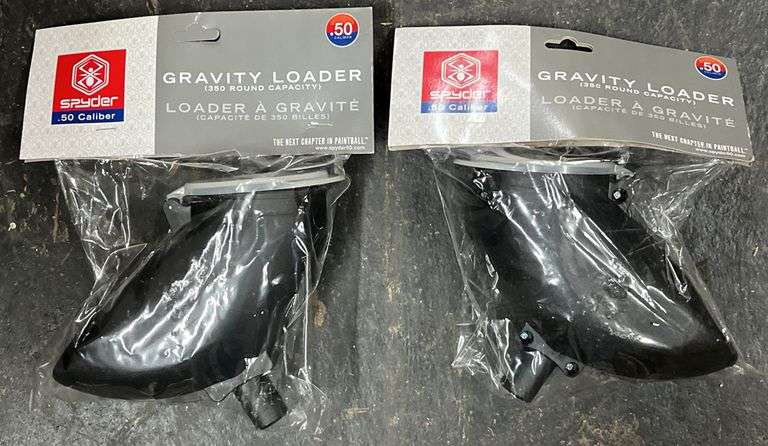 Spyder 0.50 Caliber Gravity Paintball Loaders - Kraft Auction Service, LLC