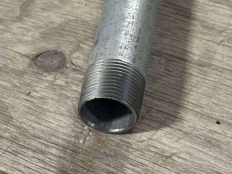 Galvanized Steel Male Threaded Extension Pipe - Kraft Auction Service, LLC