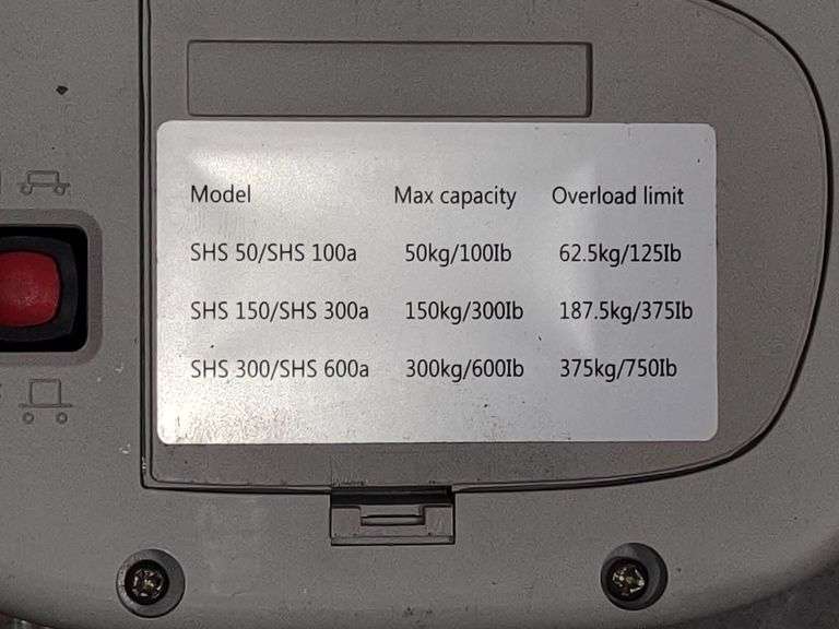Adam and SHS Crane Scale - Kraft Auction Service, LLC