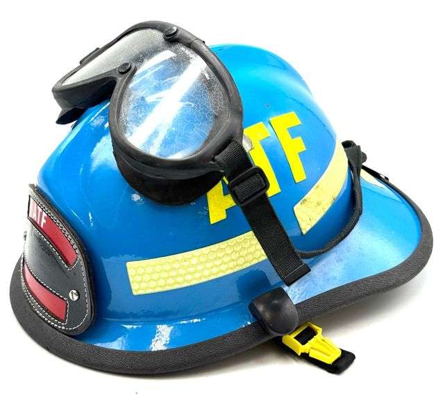 ATF National Response Team Fire Helmet with Goggles - Kraft Auction ...
