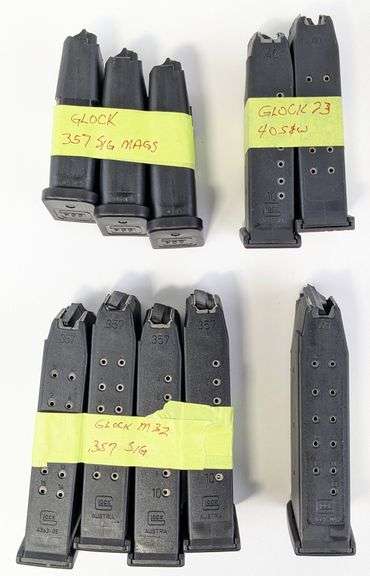 (10) Various Model Glock Magazines - Kraft Auction Service, LLC