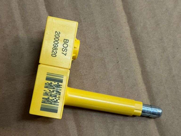 SnapTracker Bolt Seal Yellow 200 Count. - Kraft Auction Service, LLC